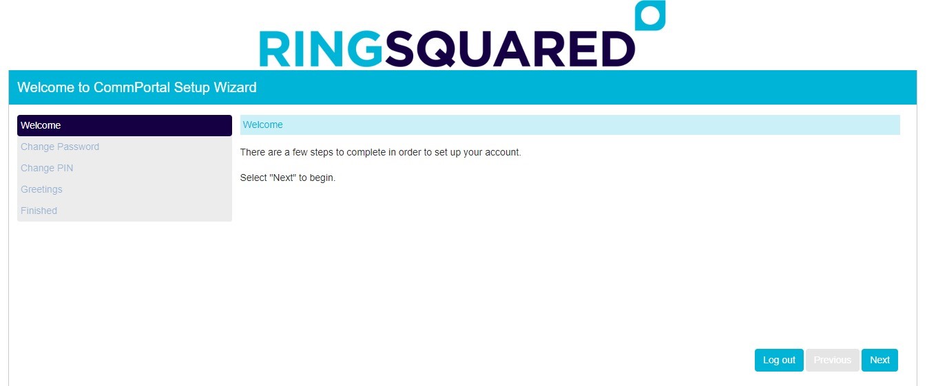Logging Into Your RingSquared Account the First Time | RingSquared