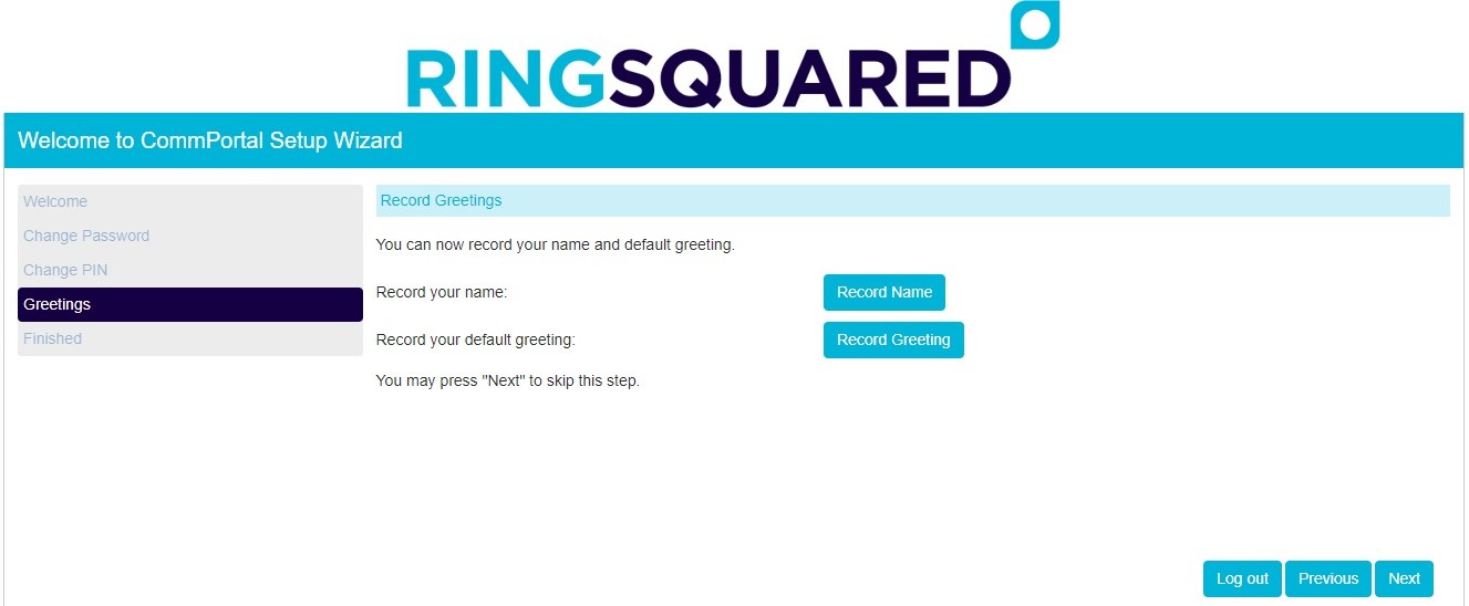 Logging Into Your RingSquared Account the First Time | RingSquared